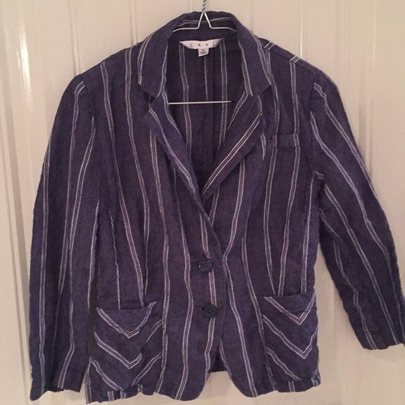 CAbi | Jackets & Coats | Linen Cabi Blazer | Poshmark
